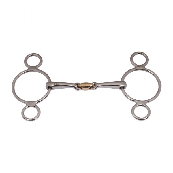 3 Ring Double Jointed Bit with Brass Link - JamKam Traders